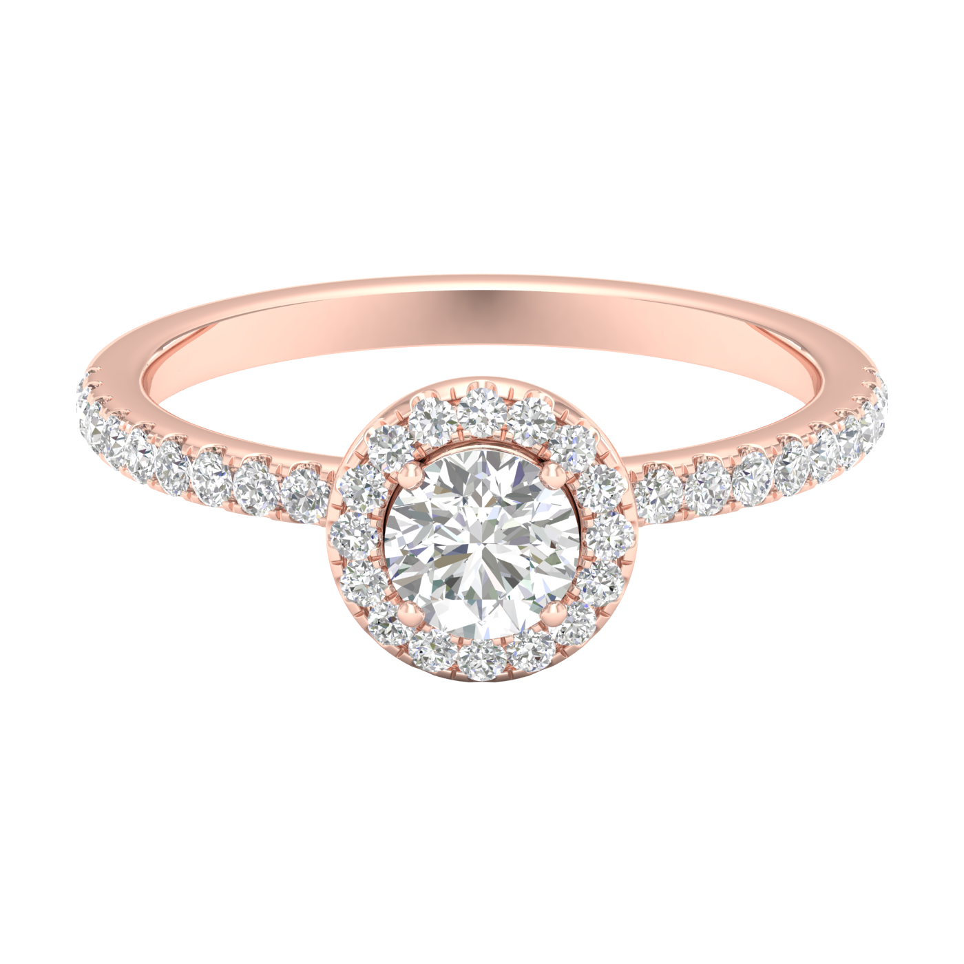 Dzon | Halo Engagement Ring